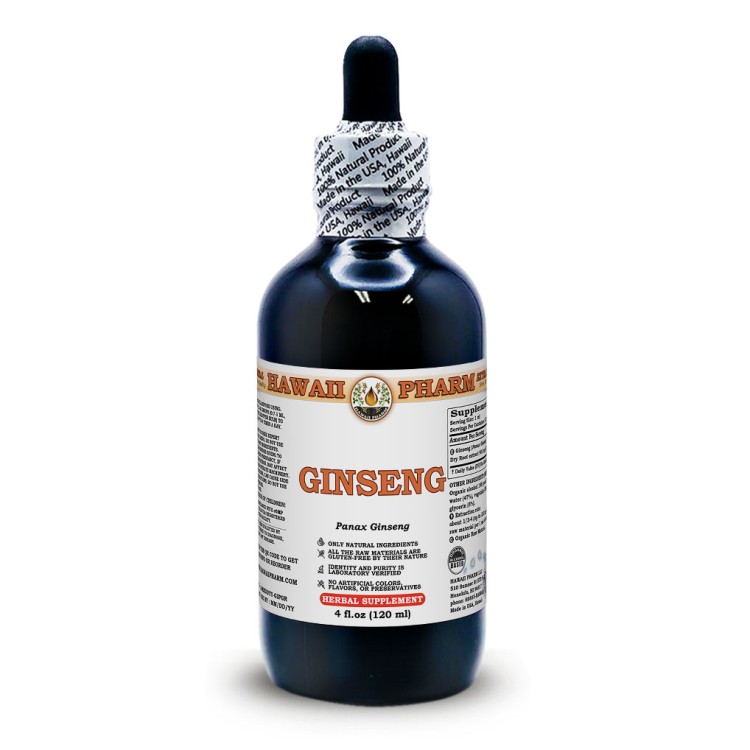 Red Ginseng Liquid Extract, Organic Red Ginseng (Panax Ginseng) Dried ...