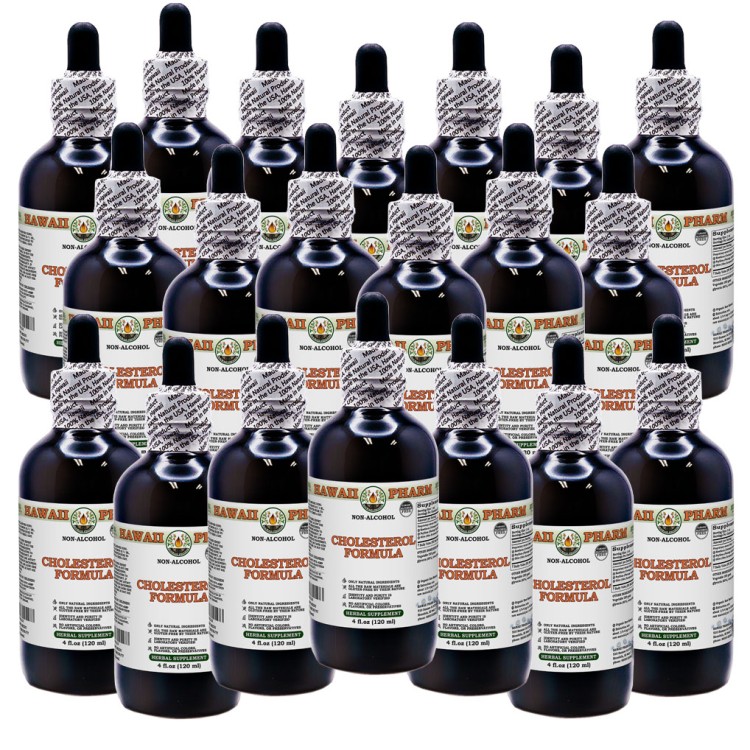 Cholesterol Formula Alcohol-FREE Herbal Liquid Extract, Hawthorn berry ...