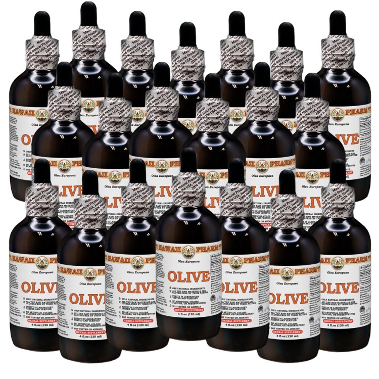 Olive Liquid Extract, Organic Olive (Olea europaea) Dried Leaf Tincture
