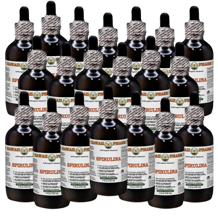 Spirulina Alcohol-FREE Liquid Extract, Organic Spirulina (Arthrospira ...