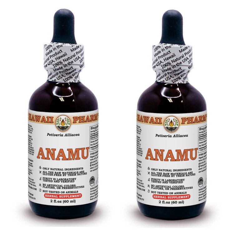 Anamu Liquid Extract, Anamu (Petiveria Alliacea) Dried Herb Powder Tincture