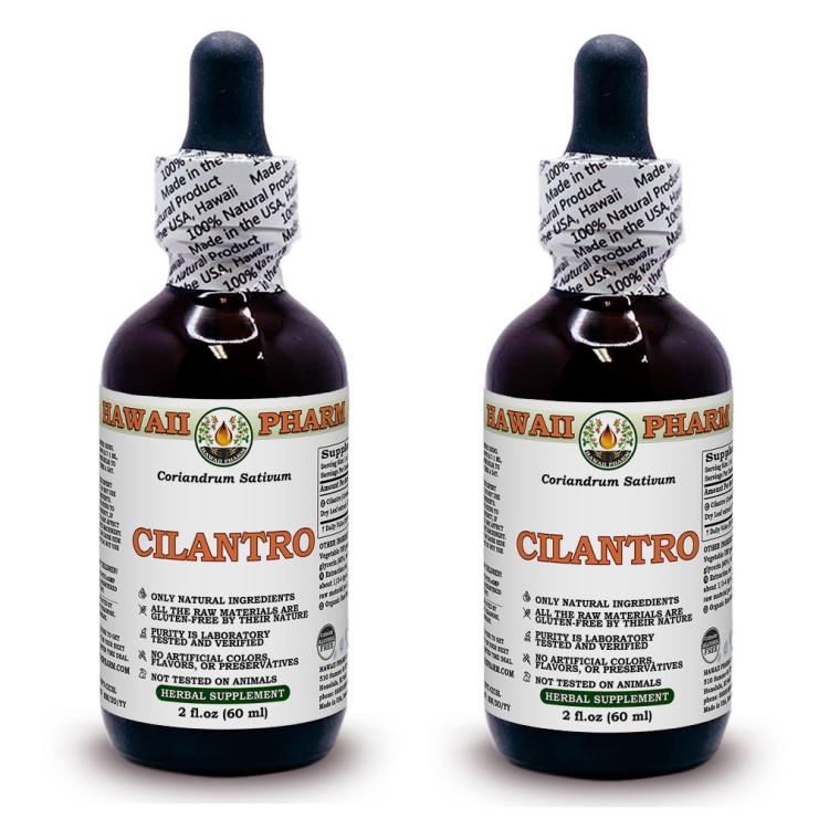 Cilantro Alcohol-FREE Liquid Extract, Organic Cilantro (Coriandrum ...