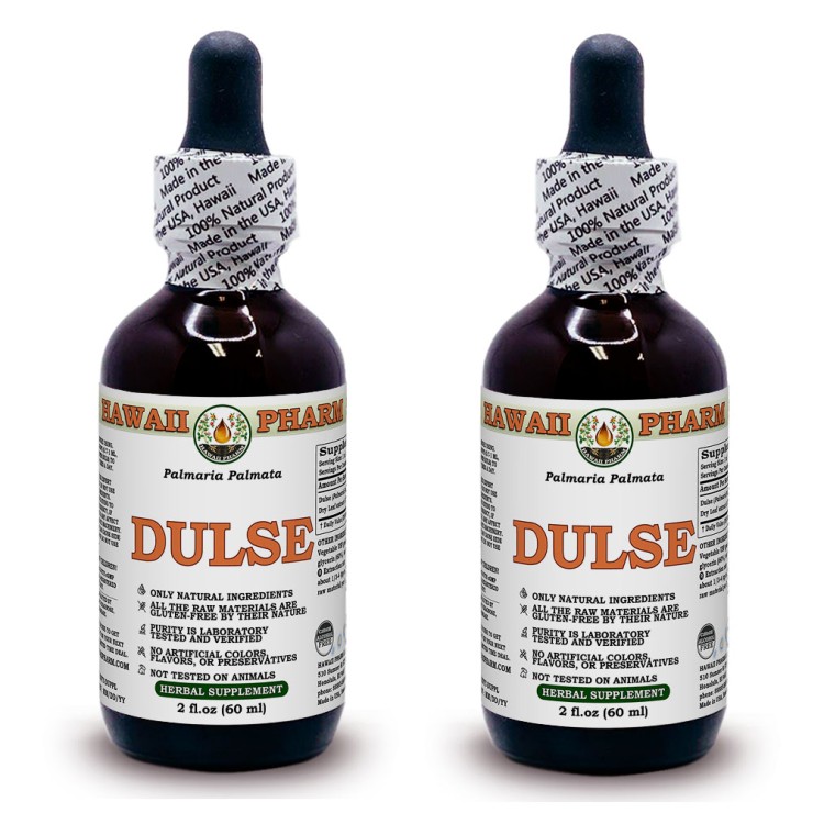 Dulse Alcohol-FREE Liquid Extract, Dulse (Palmaria Palmata) Dried Leaf ...