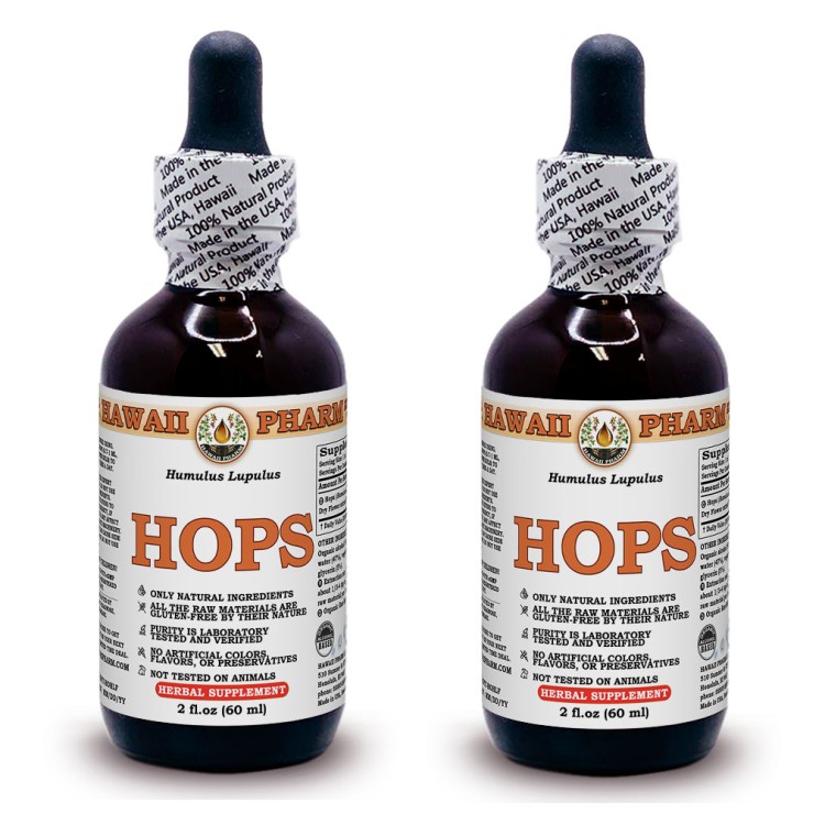 Hops Liquid Extract, Organic Hops (Humulus Lupulus) Dried Flower Tincture