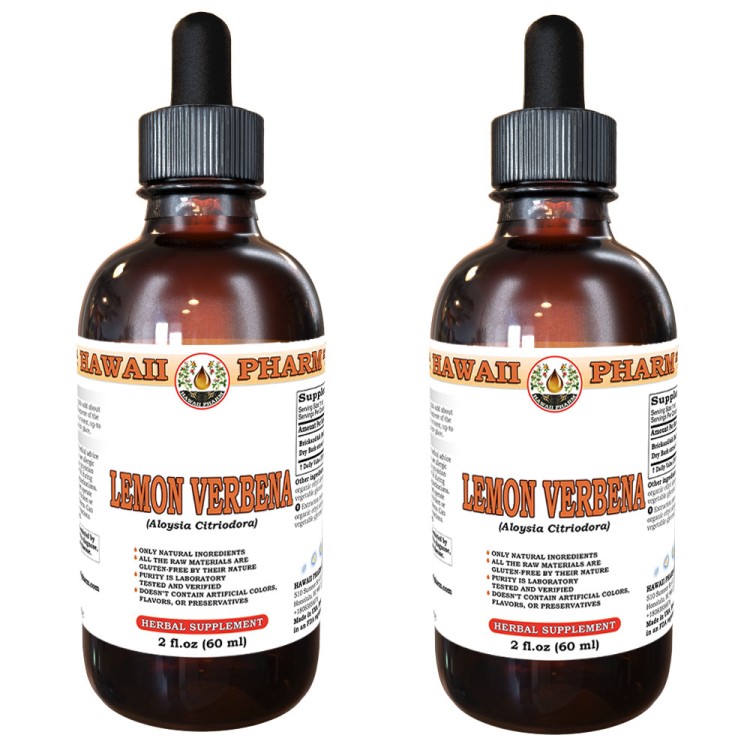 Lemon Verbena (Aloysia Citriodora) Tincture, Certified Organic Dried ...