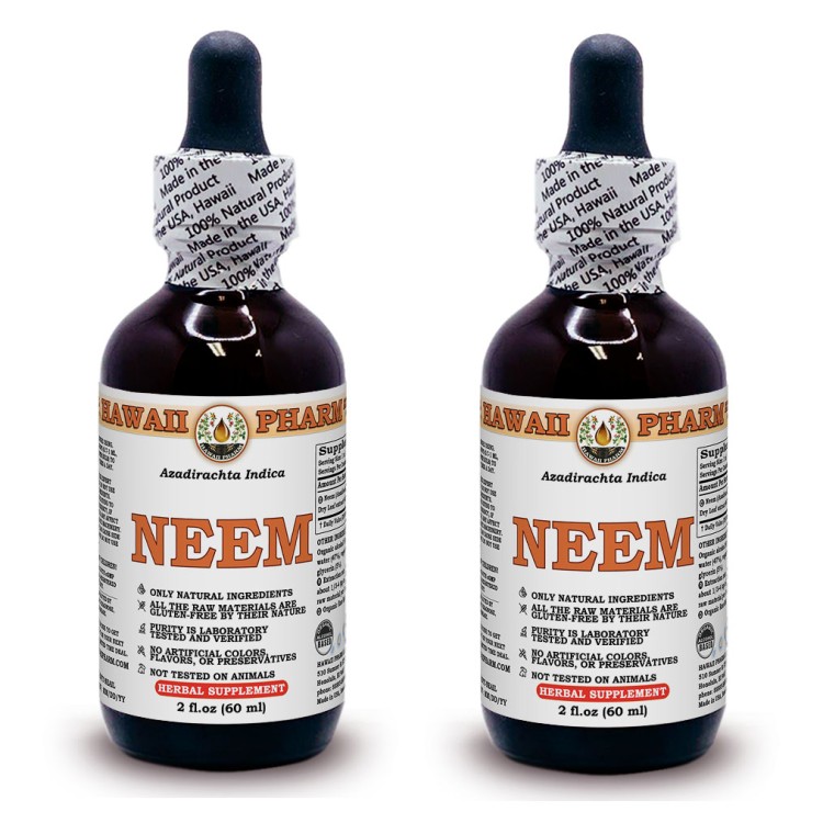 Neem Liquid Extract, Organic Neem (Azadirachta indica) Dried Leaf Tincture