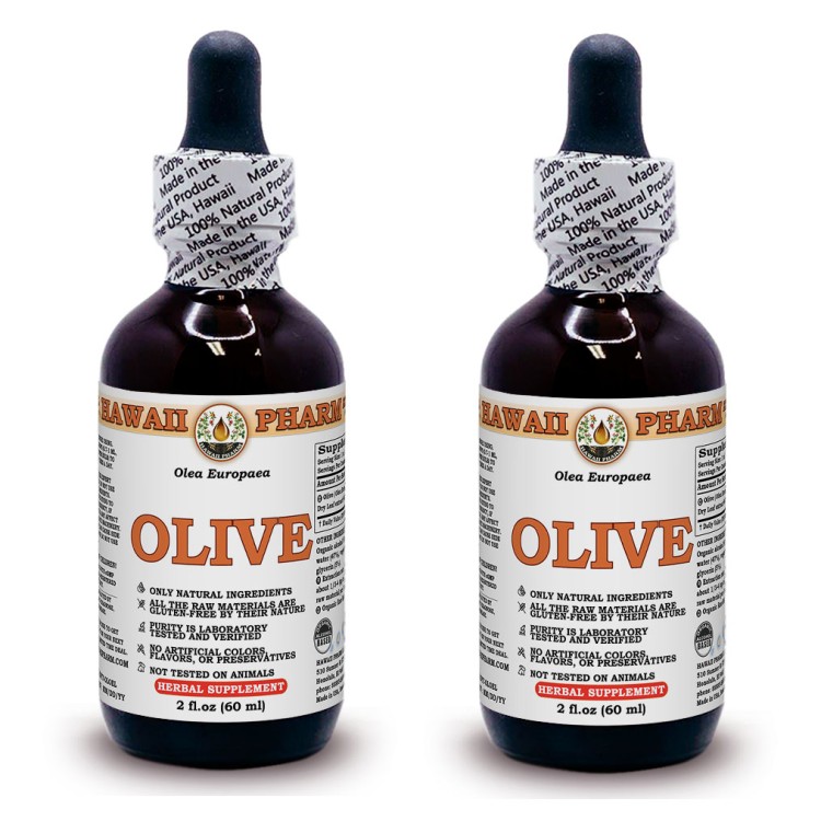 Olive Liquid Extract, Organic Olive (Olea europaea) Dried Leaf Tincture