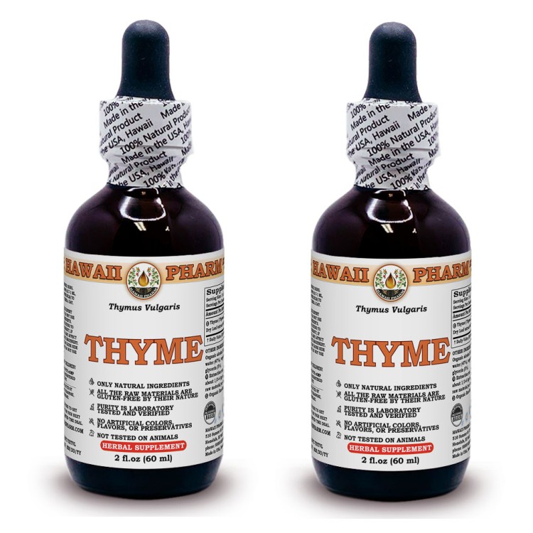 Thyme Liquid Extract, Organic Thyme (Thymus Vulgaris) Dried Leaf Tincture