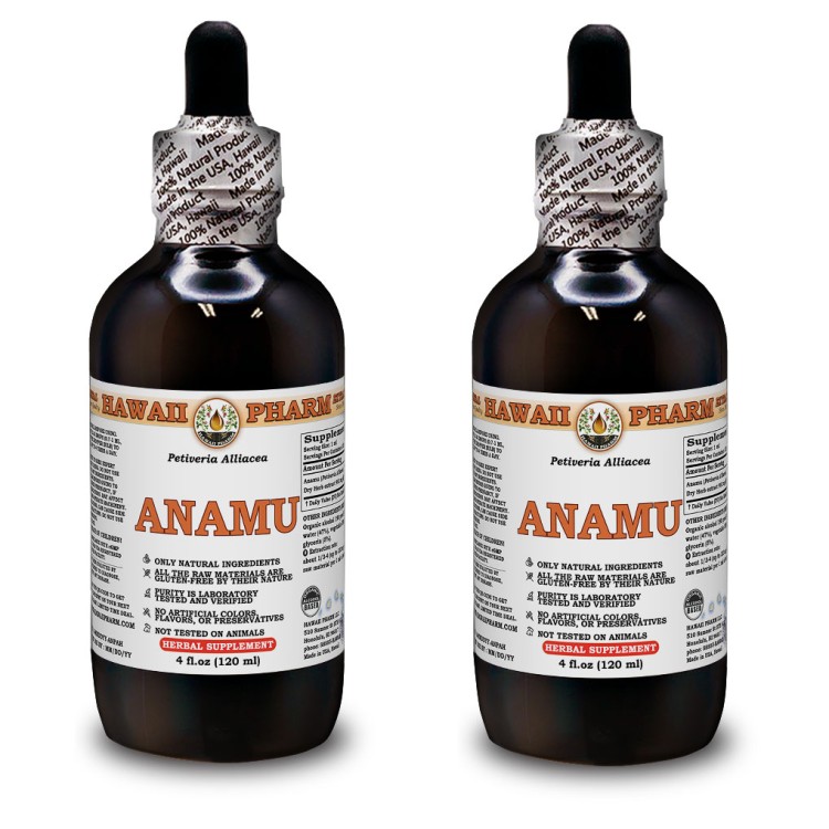 Anamu Liquid Extract, Anamu (Petiveria Alliacea) Dried Herb Powder Tincture