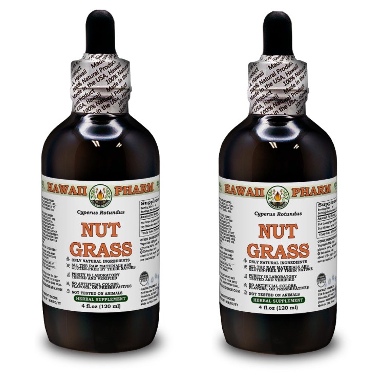 Nut Grass Liquid Extract, Dried rhizome (Cyperus Rotundus) Alcohol-Free ...