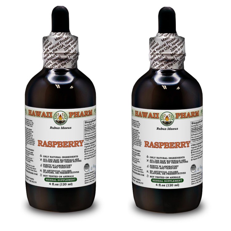 Raspberry Alcohol-FREE Liquid Extract, Organic Raspberry (Rubus idaeus ...