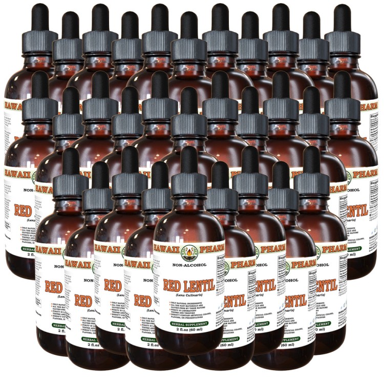 Red Lentil (Lens culinaris) Tincture, Dried Seed ALCOHOL-FREE Liquid ...