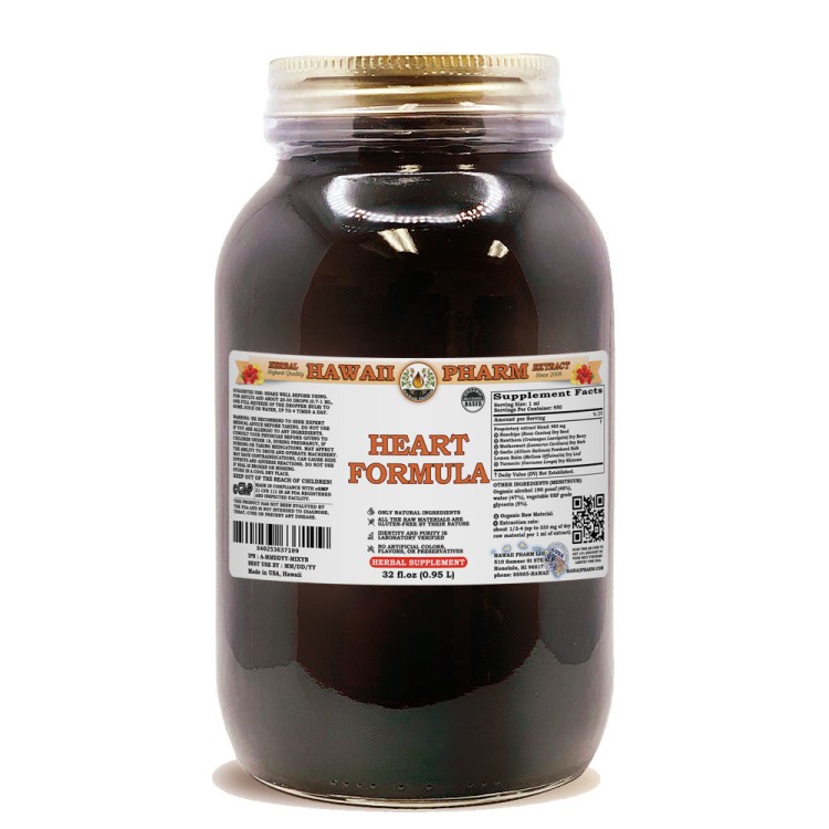 Heart Formula Liquid Extract, Rosehips seed, Hawthorn berry, Motherwort ...