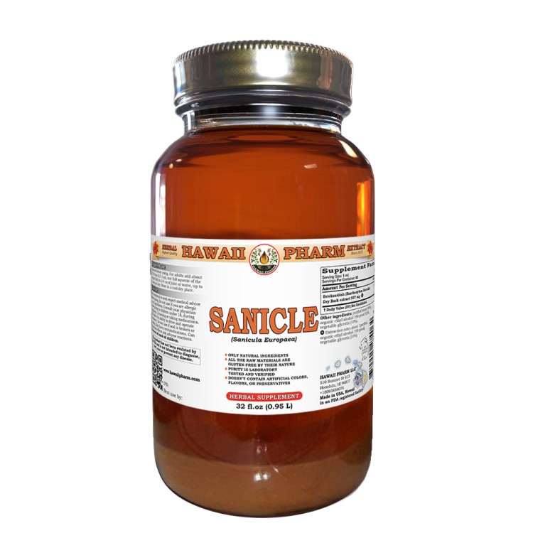 Sanicle (Sanicula Europaea) Tincture, Dried Herb Liquid Extract