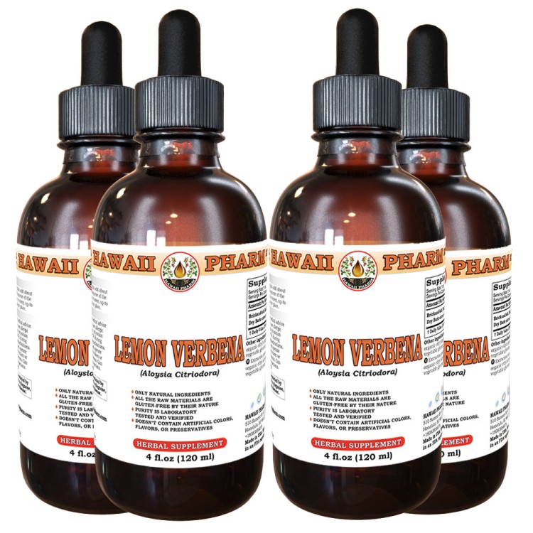 Lemon Verbena (Aloysia Citriodora) Tincture, Certified Organic Dried ...