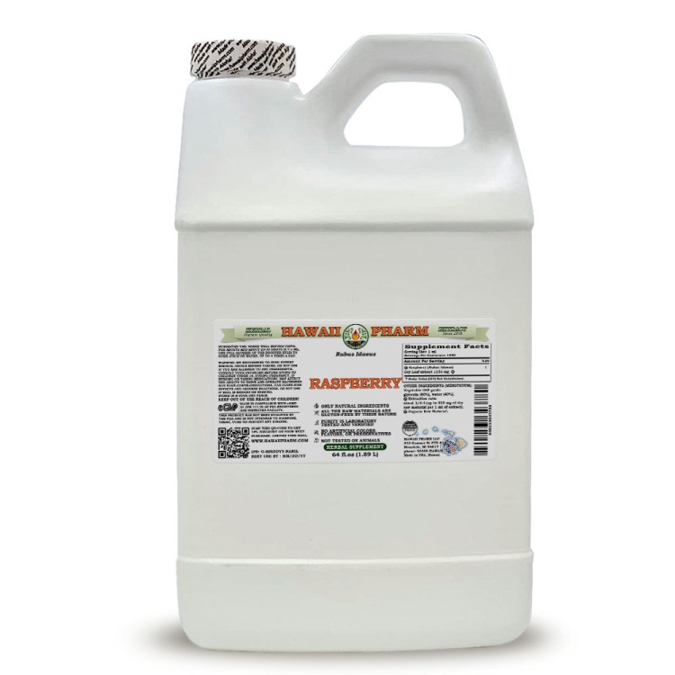 Raspberry Alcohol-FREE Liquid Extract, Organic Raspberry (Rubus idaeus ...