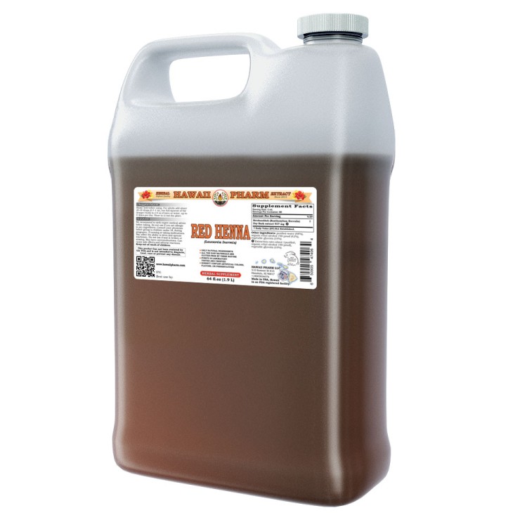 Red Henna (Lawsonia Inermis) Tincture, Dried Leaf Powder Liquid Extract